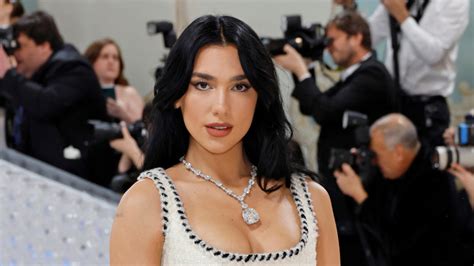 Dua Lipa Exuded Sexy Librarian Vibes In The Tiniest Miu Miu Bra And Oversized Glasses