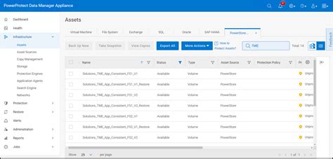 Discovering The Powerstore Resources Volumes And Volume Groups Dell Powerprotect Data