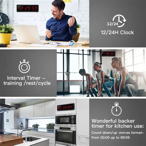 Купить Секундомеры Boblov Programmable Remote Control Led Crossfit