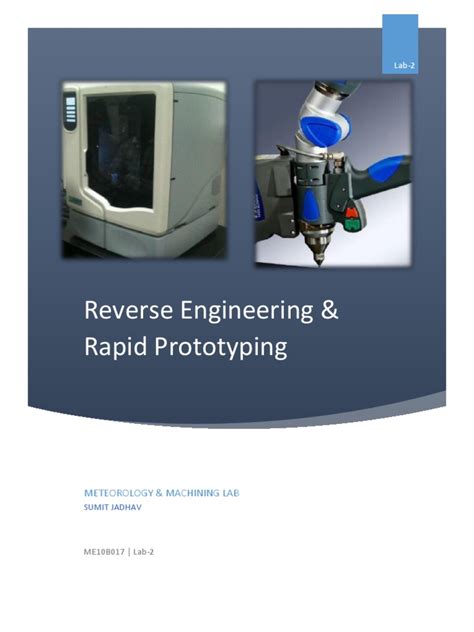 reverse engineering and rapid prototyping meteorology and machining lab