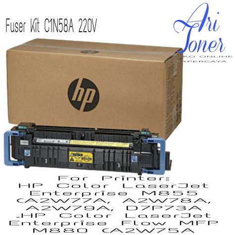 Jual Promo Fuser Kit HP LaserJet Colour C N A V Original Shopee Indonesia