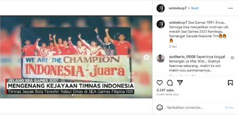 Soal Kisah Widodo C Putro And Memori Timnas Garuda Juara Sea Games 1991