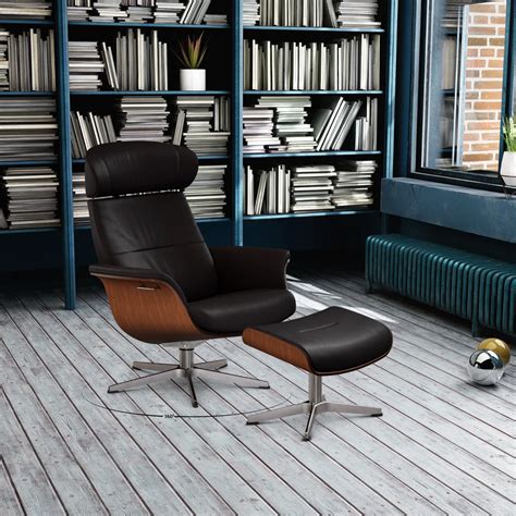 Conform Timeout Recliner And Ottoman Premium Western Leather Comfort