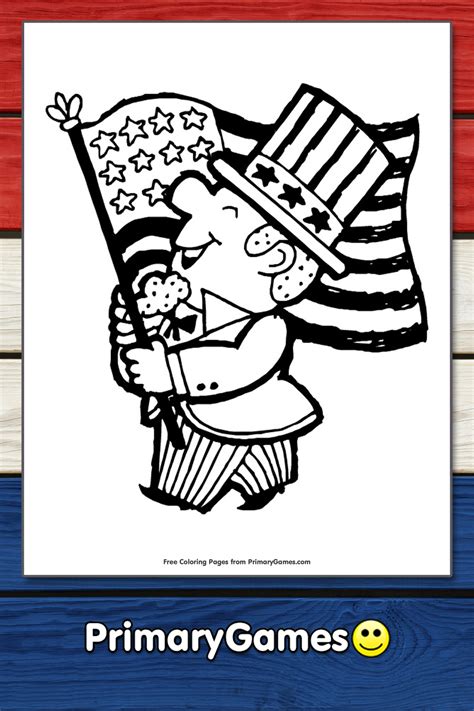 Uncle Sam Coloring Pages [2025]