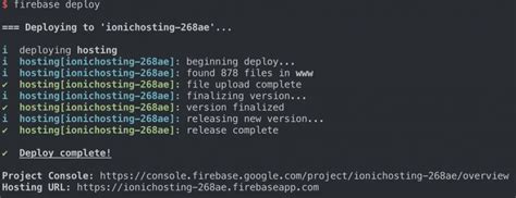 How To Host Your Ionic App As A Website On Firebase Standard Web Servers Devdactic