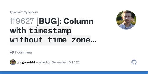 [bug] column with `timestamp without time zone` type is read as local