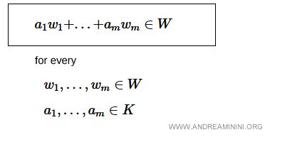 Vector Subspace Andrea Minini