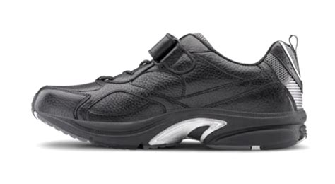 Dr Comfort Genuine Leather Mens Shoes Winner Athletic Footwear Black