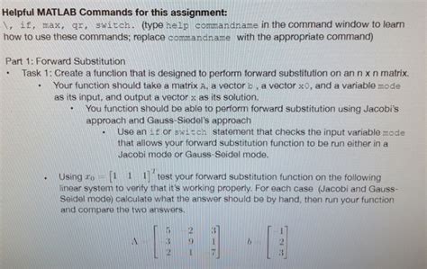Solved Please Provide Matlab Code Function And Solution With