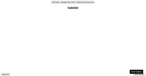 error handler framework with mapper codesandbox
