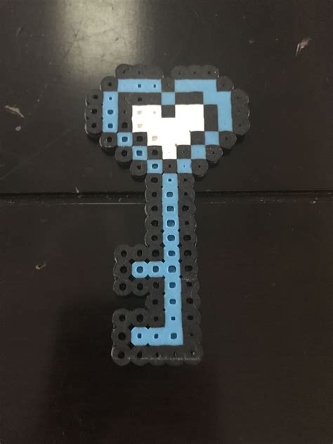 Classic Key Perler Beads Template