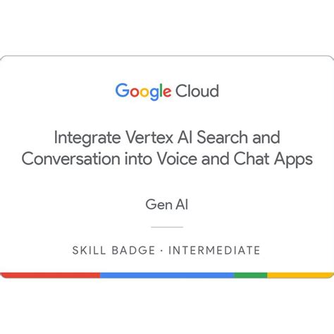 🎉 Excited To Share That Ive Earned The Integrate Vertex Ai Search And Conversation Into Voice