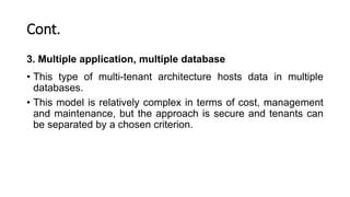 Multitenancy In Cloud Computing Architecture PDF
