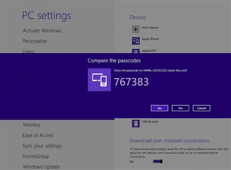 passcode of device when connecting via bluetooth windows 7 forums