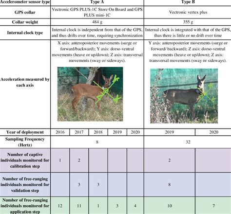 Details Of Sensor Characteristics And Number Of Individuals Monitored Download Scientific
