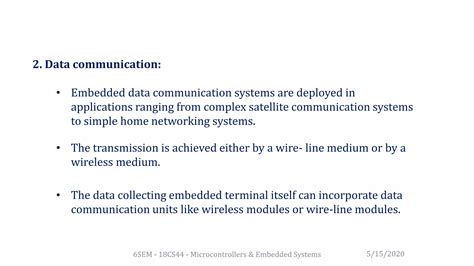 Purpose Of Embedded Systems Ppt