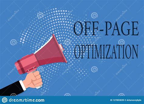 Word Writing Text Off Page Optimization Business Concept For Website