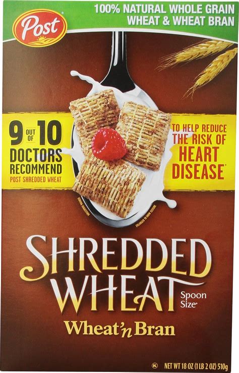 Post Spoon Size Shredded Wheat Whole Grain Cereal