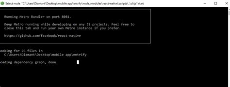 Android Metro Bundler Stops After Loading Dependency Graph Done Stack Overflow