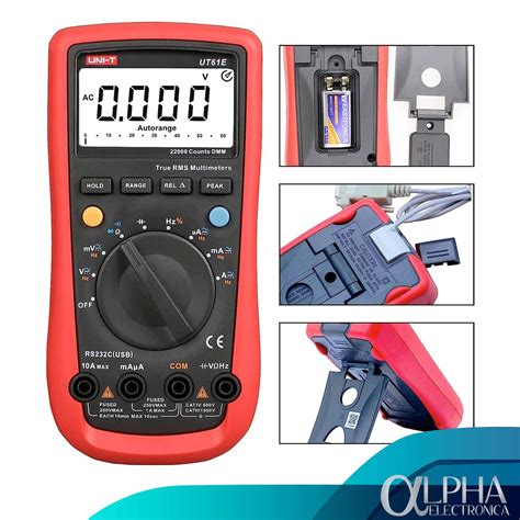 Multímetro Uni T Ut61e Electrónica Alpha Guatemala
