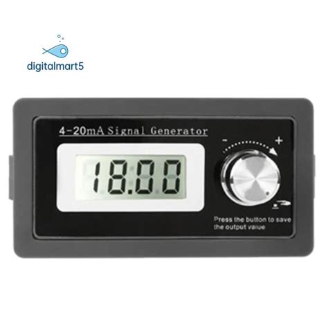 New 2 Wire 4 20ma Current Signal Generator Panel Mounted Current Loop Generator 4 To 20ma