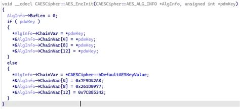 Aes Encrypt Implement Before About 2008 Client With Explain And Ida