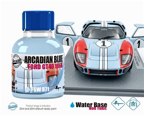 Ford Gt40 1966 Arcadian Blue