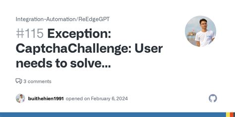 exception captchachallenge user needs to solve captcha to continue