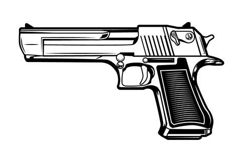 Pistol Vector Grafik Von Pchvector · Creative Fabrica