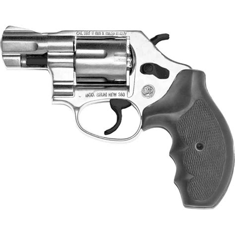 38 Special Blank Firing Replica Revolver 2 Barrel 450 Nickel