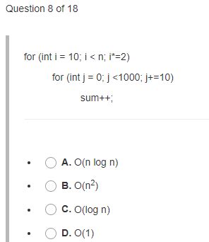 Solved Question Of For Int I I Chegg Com
