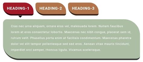 CSS Animated Tabs