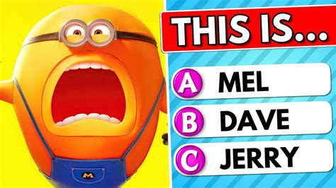 How Much Do You Know About Despicable Me 4 🎬🍿 Minions Movie Quiz