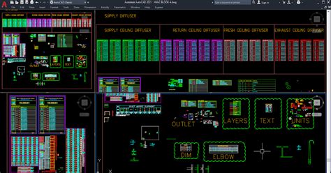Hvac System Floor Plan Dwg
