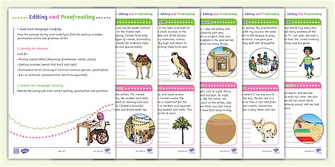Editing And Proofreading Activity Sheets Professor Feito Editing And Proofreading Activity Sheets Professor Feito