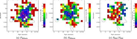 A Polarization Fraction Map At 450 μm B Polarization Fraction Map Download Scientific