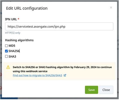webhooks upgrade to the sha algorithm api integration 2checkout