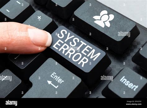 Handwriting Text System Error Word Written On Technological Failure Handwriting Text System Error Word Written On Technological Failure