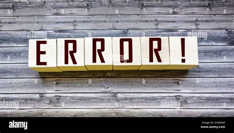 Error Word Hi Res Stock Photography And Images Alamy