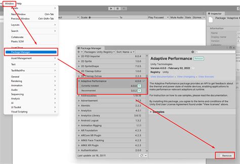 Adaptive Performance Installation Error Unity 2D Stack Overflow