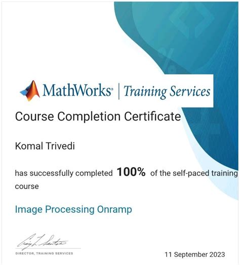komal trivedi on linkedin imageprocessing mathworks aicteinternship