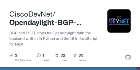 github ciscodevnet opendaylight bgp pathman apps bgp and pcep apps