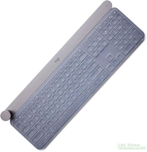 [hot ] For Logitech Mx Keys Silicone Keyboard Protector Advanced Illuminated Keyboard Cover