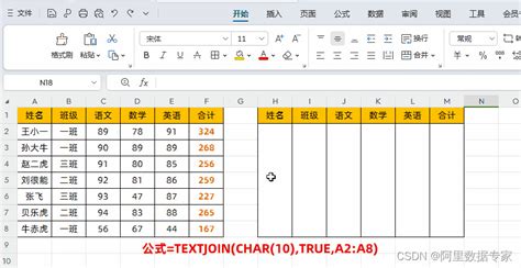 Excel新函数textjoin太强大了，这些高级用法太实用了textjoin函数 Csdn博客