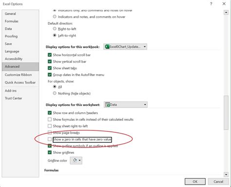 How To Hide Zero Values In Excel Charts