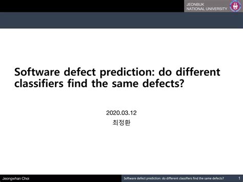 software defect prediction do different classifiers find the same