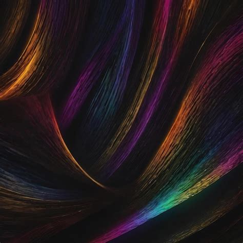Premium Ai Image Spectrum Texture Black Background