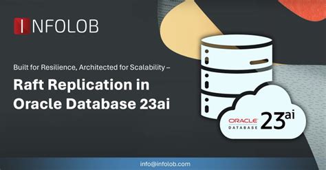 oracle23ai raftreplication distributeddatabases oraclecloud infolob… infolob