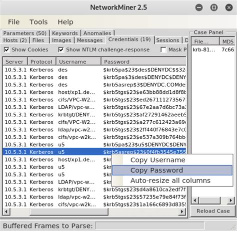 Extracting Kerberos Credentials From Pcap