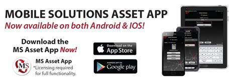 The Mobile Solutions Asset App Is Now Available Mobile Solutions